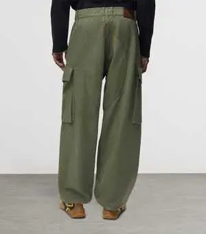 Loewe Cotton Tapered Cargo Trousers