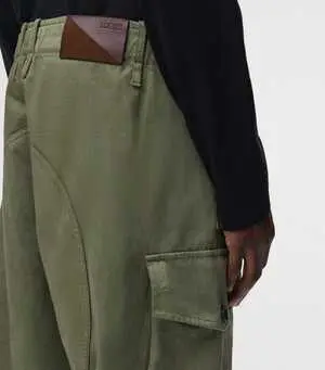 Loewe Cotton Tapered Cargo Trousers