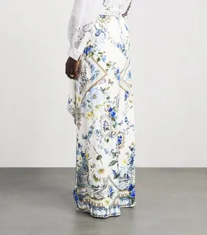 Camilla Scarf Belt Wide-leg Trousers