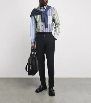 Paul Smith Wool Drawstring Chinos
