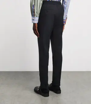 Paul Smith Wool Drawstring Chinos