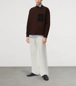 Loewe Anagram Pocket Sweatshirt - Brown