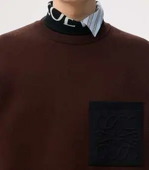 Loewe Anagram Pocket Sweatshirt - Brown