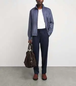 Herno Double Jersey Straight Trousers