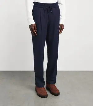 Herno Double Jersey Straight Trousers
