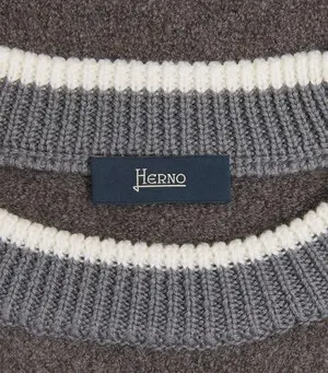 Herno Wool-blend Crew-neck Sweater