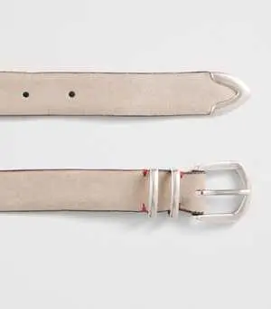 Eleventy Suede Belt