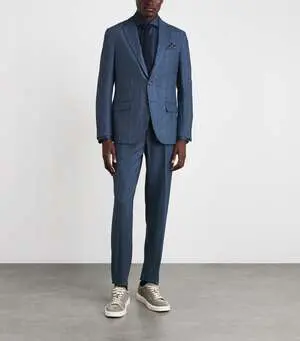 Eleventy Wool-cotton-cashmere 2-piece Suit