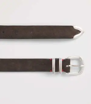 Eleventy Suede Belt