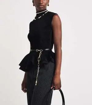 CHRISTIAN LOUBOUTIN Eva Leather Belt