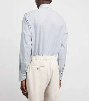 Canali Cotton Houndstooth Shirt