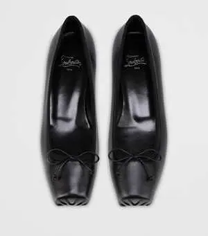CHRISTIAN LOUBOUTIN Cassia Nodo Leather Ballet Flats