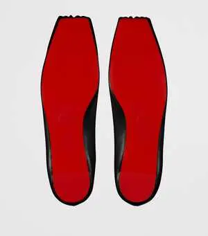 CHRISTIAN LOUBOUTIN Cassia Nodo Leather Ballet Flats