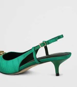 Kurt Geiger Satin Belsize Slingbacks