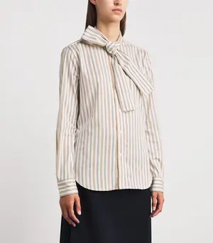 Polo Ralph Lauren Cotton Tie-neck Slim-fit Shirt