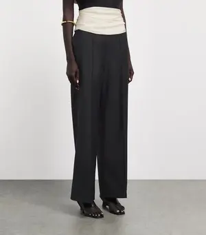 VORANIDA Ruched-detail Perrin Trousers