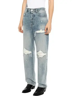 Amiri Logo-patch Jeans