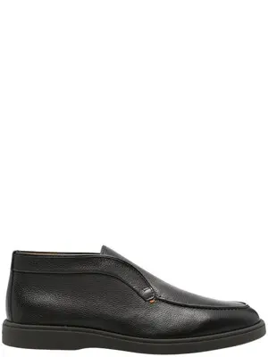 Santoni Detroit Leather Loafers
