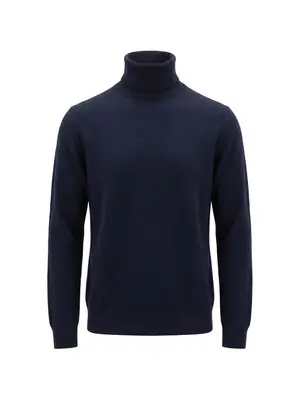 DRUMOHR Roll-neck Long-sleeve Sweater - Blue