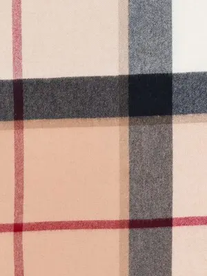 Barbour Checked Wool Scarf