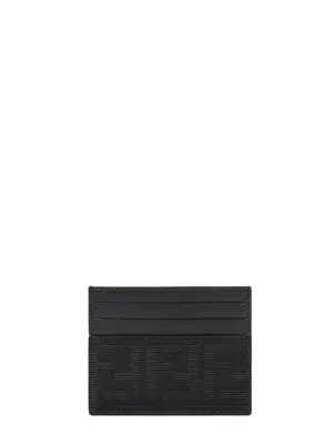 Fendi Ff Card Holder - Black