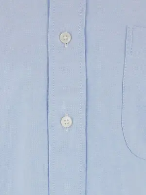 SEBAGO Oxford Button-down Chest-pocket Cotton Shirt
