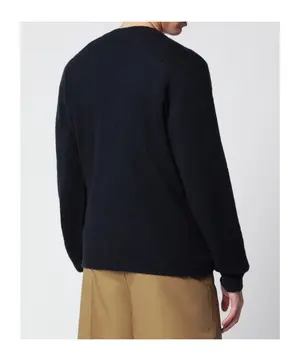 ROBERTO COLLINA Crew-neck Knit Sweater - Black
