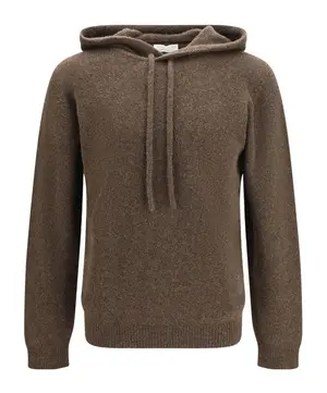 ROBERTO COLLINA Drawstring Hood Knitted Hoodie