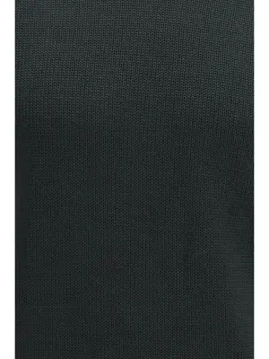 ROBERTO COLLINA Ribbed Turtleneck Knitted Sweater - Black