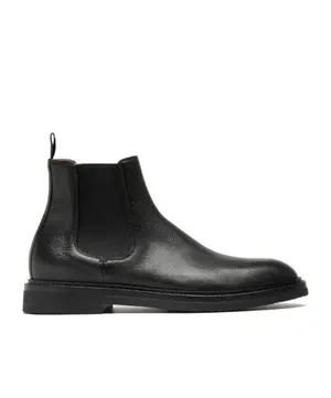Officine Creative Leather Chelsea Boots - Black
