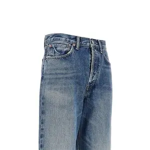 AGOLDE Wide-leg Cuffed Jeans