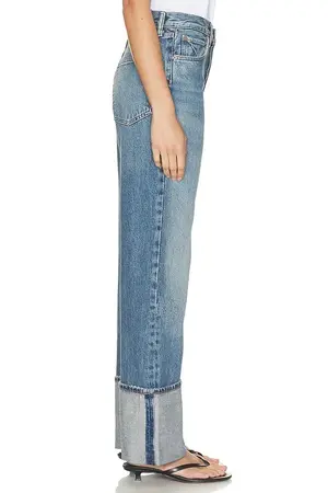 AGOLDE Wide-leg Cuffed Jeans