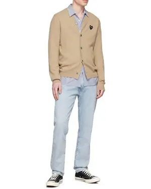Play Comme Des Garcon Comme Des Garçons Play Striped Long-sleeved Shirt