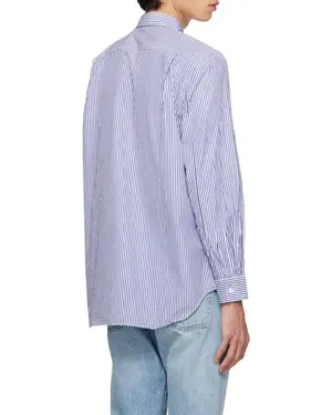 Play Comme Des Garcon Comme Des Garçons Play Striped Long-sleeved Shirt