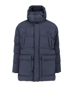 Herno Hooded Puffer Jacket - Blue