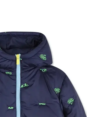 BILLIEBLUSH Embroidered Hooded Puffer Jacket
