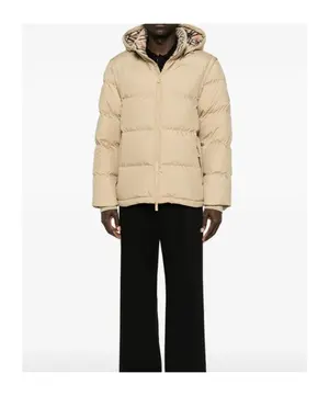 Burberry Bideford Check-lining Hooded Jacket