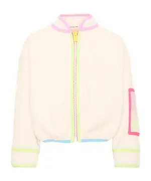 BILLIEBLUSH Sequin-embellished Zip-up Jacket - White
