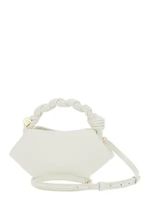 GANNI Bou Mini Tote Bag - Egret