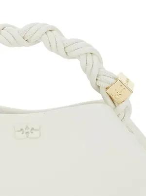 GANNI Bou Mini Tote Bag - Egret