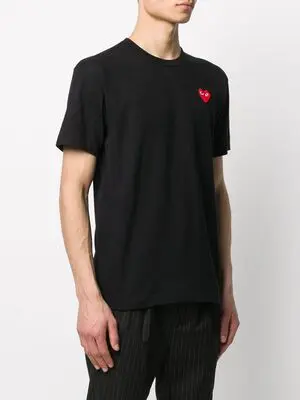 Play Comme Des Garcon Comme Des Garçons Play Iconic Patch Crewneck T-shirt