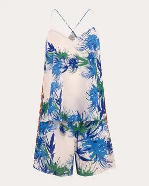 KARMA ON THE ROCKS Maki Higa Silk Shorts Set - Multicolor