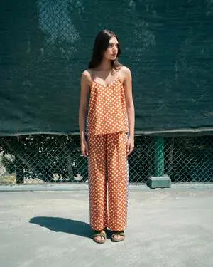 KARMA ON THE ROCKS Tio Psyche Silk Pants Set