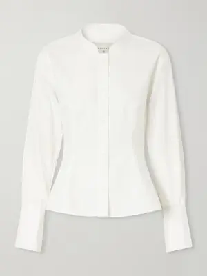 LIBEROWE Cotton-poplin Shirt - White