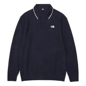 The North Face Long Sleeve Polo Shirt - Navy