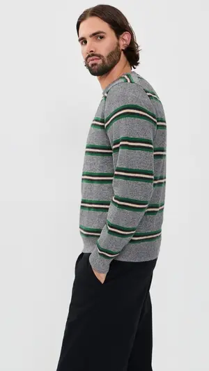 Madewell Frances Stripe Crew Sweater