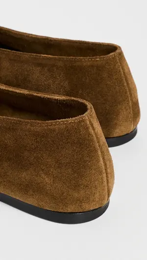 Staud Lewis Suede Flats