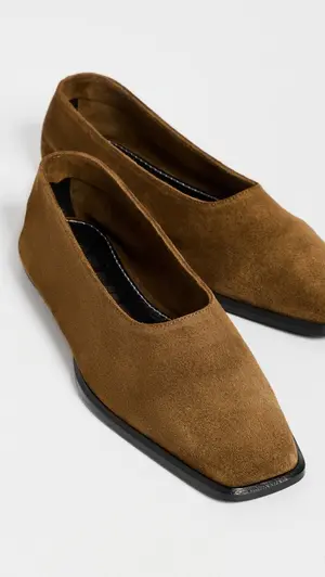 Staud Lewis Suede Flats