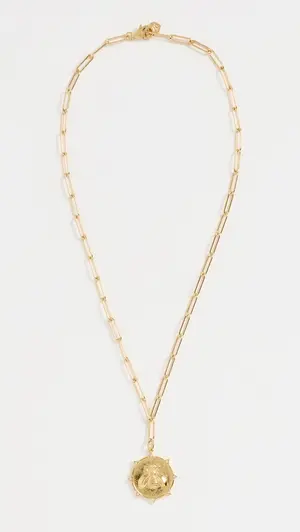 HART Enamel Resilience Bee Coin Necklace