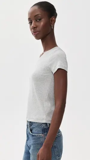 DL1961 Shrunken V-neck Tee